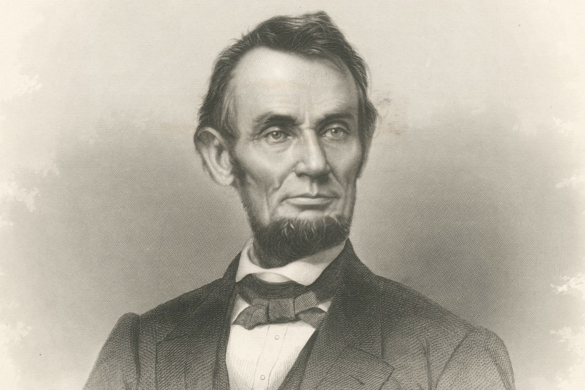 De Amerikaanse president Abraham Lincoln (1861-1865)