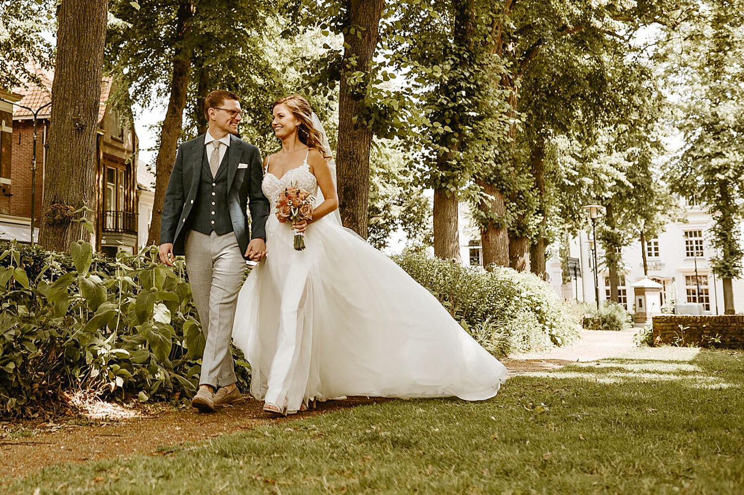 Erjon Tuenter (35) en Kim van de Sanden (30) - EW