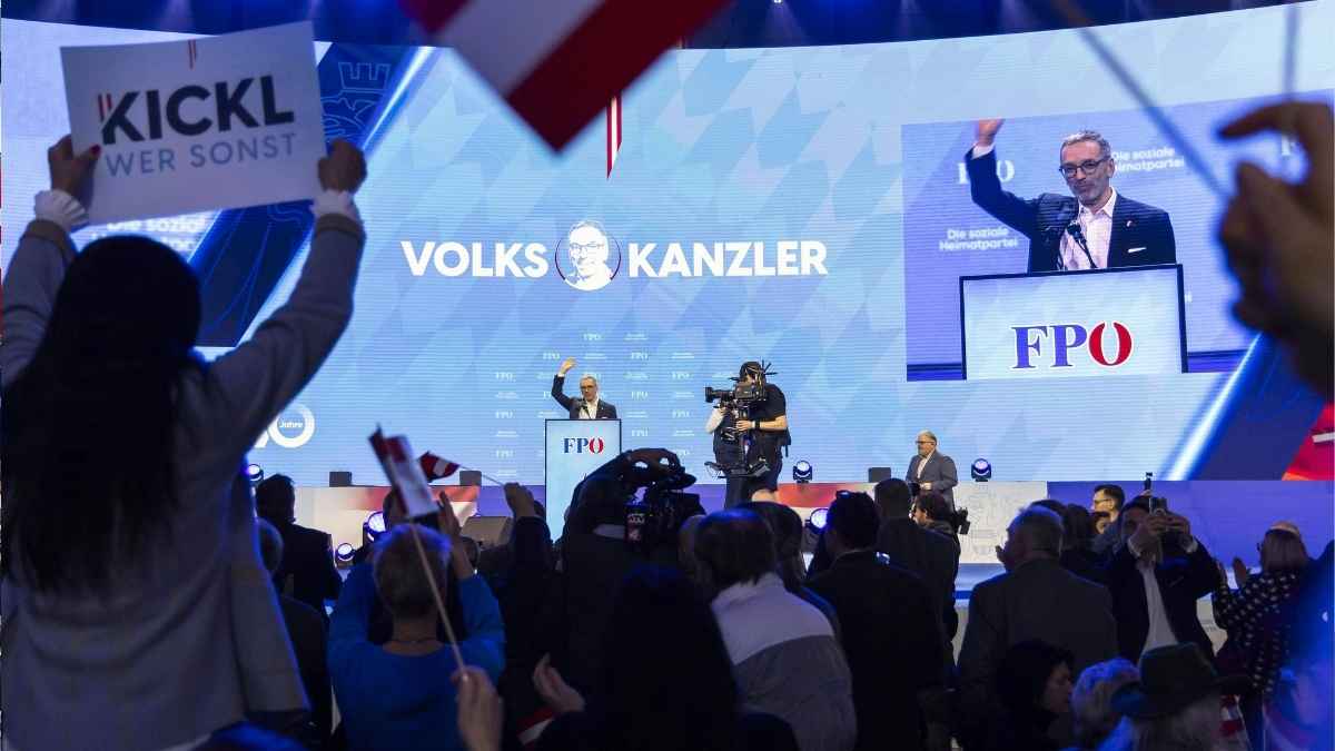 Oostenrijk schuift verder naar rechts: opmars FPÖ zet door - EW